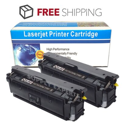 2PK CF360X Black Toner For HP 508X LaserJet Enterprise M552 M553dn ...