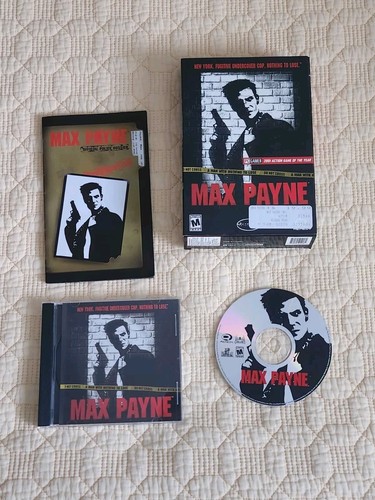 MAX PAYNE Big Box PC (Windows PC) Great Condition with Pamphlet, Disc ...