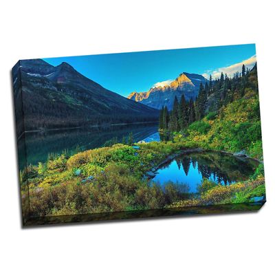 Landscape Mountain Lake Scenic Canvas Print Wall Art 30x20" A1 | eBay UK