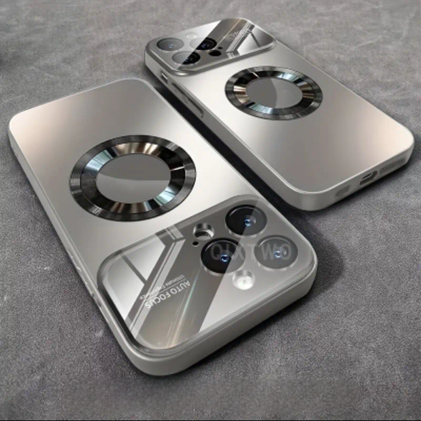 Luxury Glass Window Magnetic Wireless Charging Phone Case for iPhone | eBay