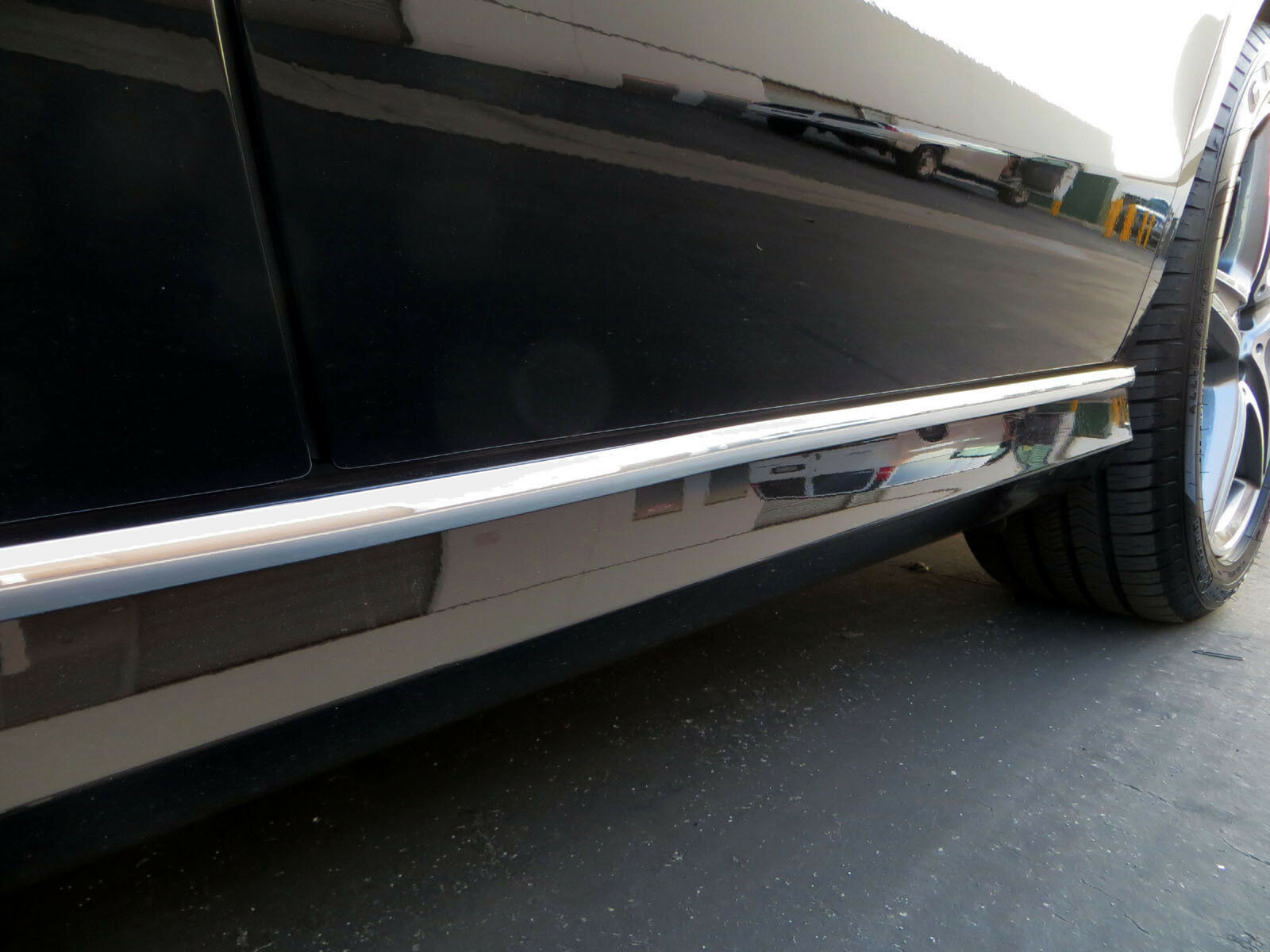 FOR CHRYSLER ROCKER PANEL Body Side Molding CHROME Trim 2pc 2001-2010/ ...