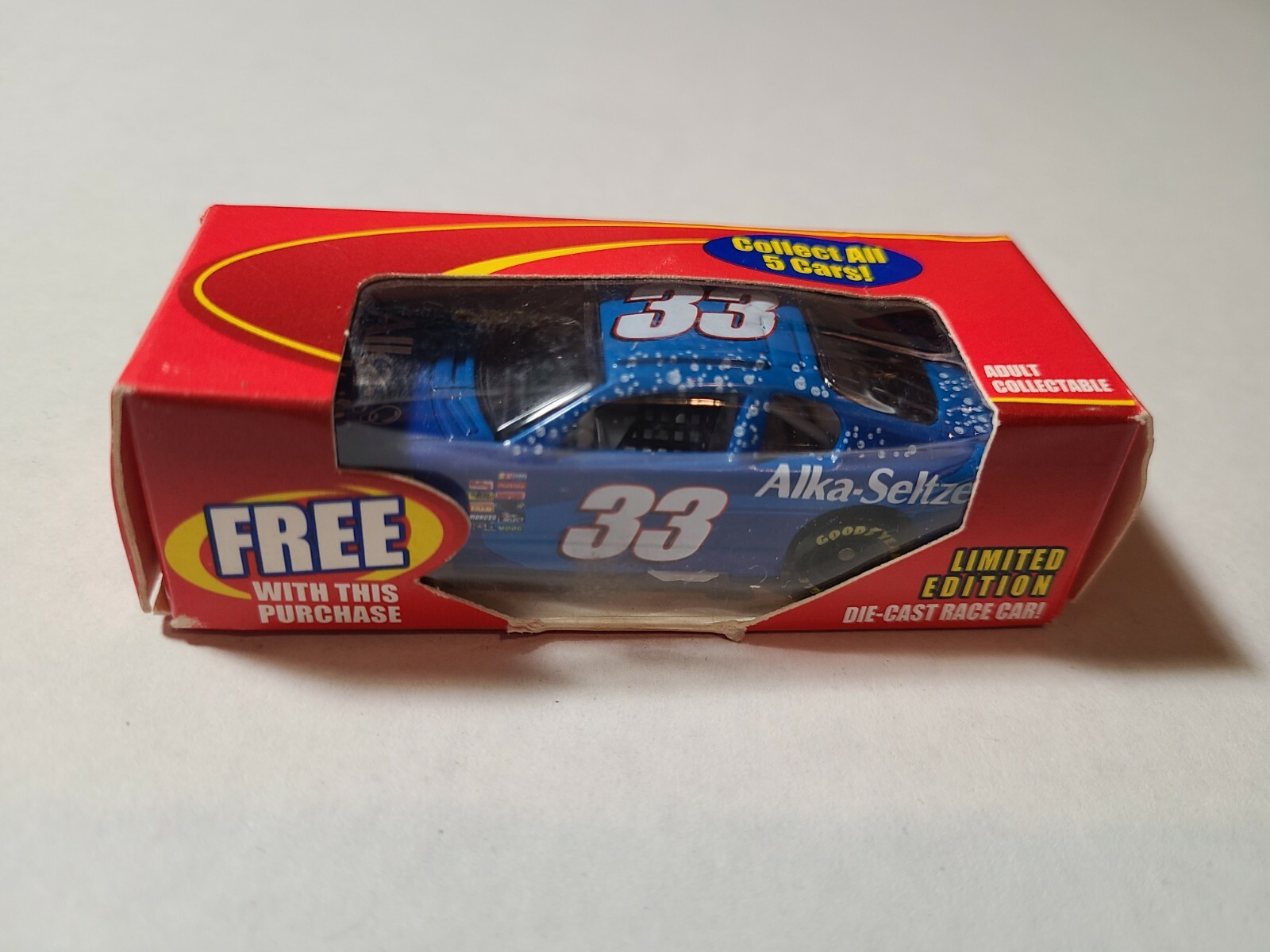 Alka seltzer Die Cast Race Car | eBay