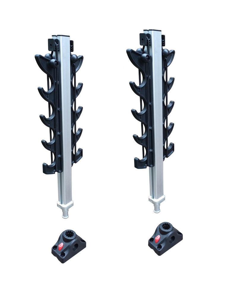 Brocraft Crappie Rod Holder/Crappie Rod Transport Rack/Boat Rod Storage ...