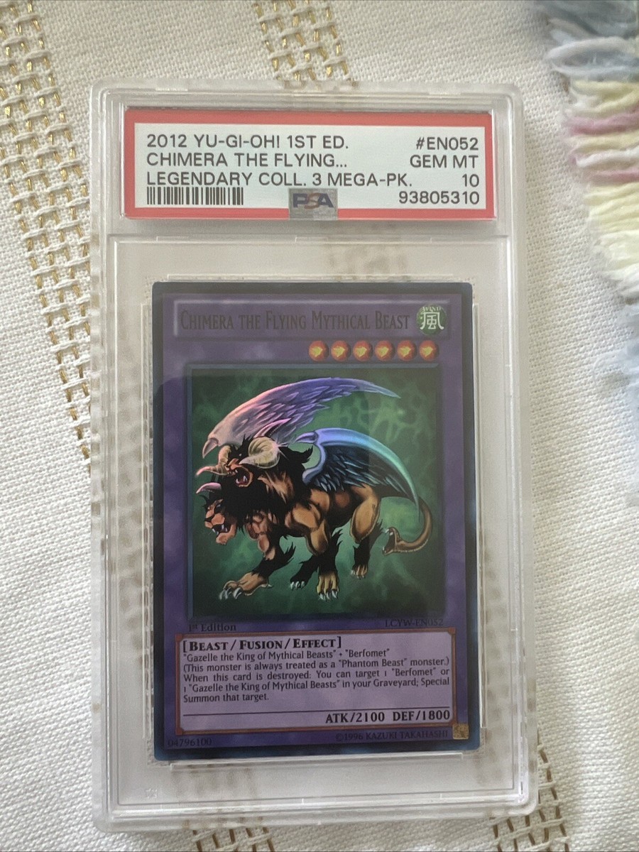 Collectible Trading Cards YU-GI-OH! Chimera The Flying Mythical Beast ...