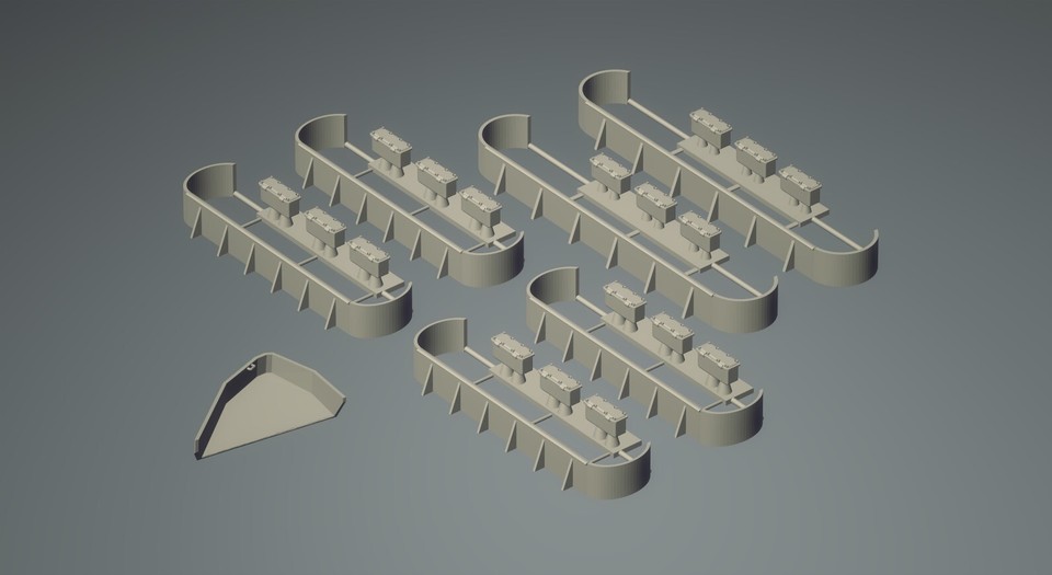 1/350 USS Washington BB56 1942 Conversion Set for Trumpeter North ...