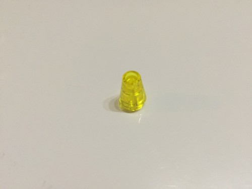 cône jaune transparent 1x1 4589 pièce détachée Lego | eBay