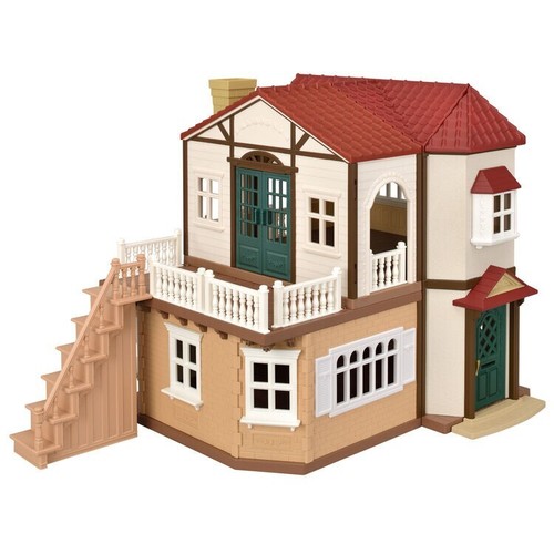 Sylvanian Families Doll Big House with Red Roof Classic Color Calico ...