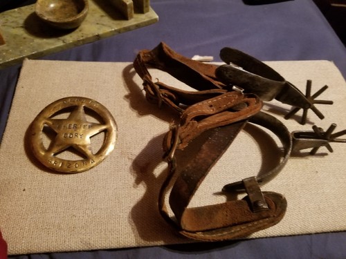 RARE NORTH & JUDD BADGE & SPURS ARIZONA SIGNED | eBay