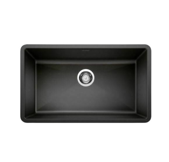 Blanco Anthracite 440149 PRECIS SILGRANIT Super Single Under Mount ...