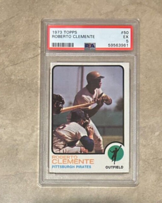 1973 Topps Roberto Clemente #50 Pittsburgh Pirates PSA Graded 5 EX | eBay