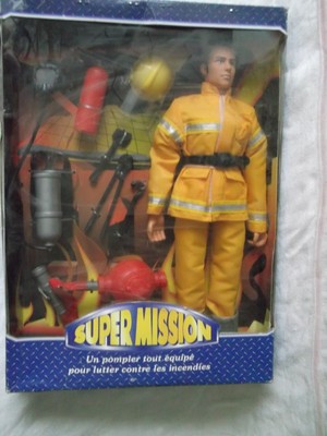 super mission personnage pompier 30,5 cm | eBay