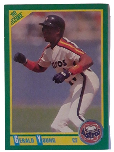 1990 Score #43 Gerald Young #2 Houston Astros Baseball Card | eBay