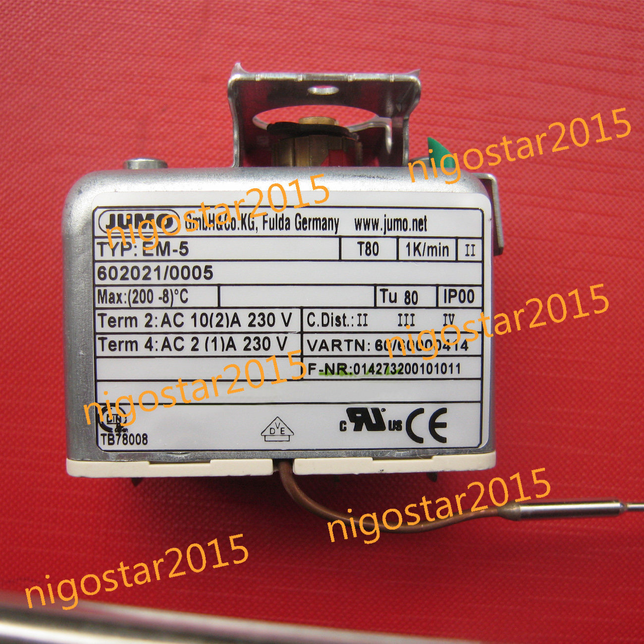 New Original JUMO EM-5 602021/0005 Max:(200-8) Celsius Temperature ...