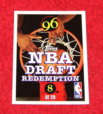 1996-97 TOPPS NBA DRAFT REDEMPTION #8 KERRY KITTLES NEW JERSEY NETS ...