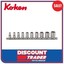 Koken 12 Point Socket Rail Set 1/4″ Drive 10 Piece SAE Imperial - Made ...