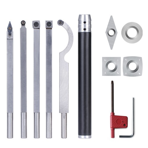 1Pc Wood Turning Tool with Carbide Insert Handle Woodworking Tool ...
