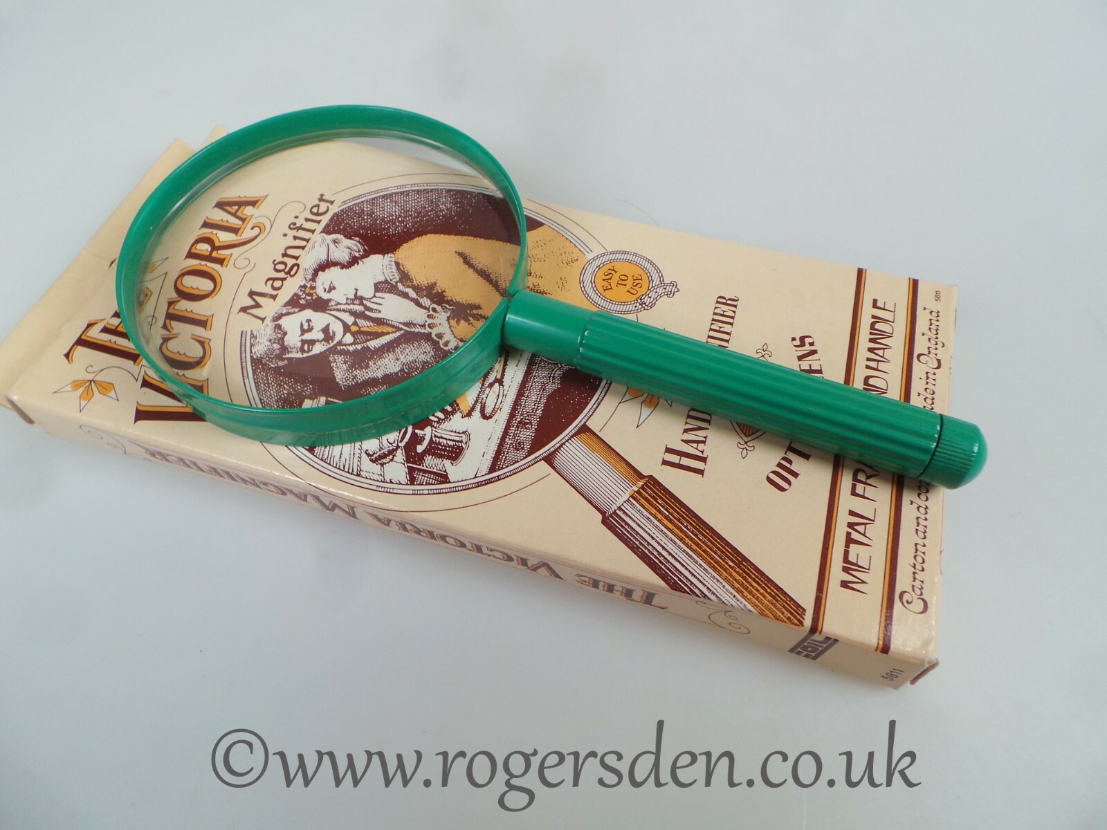 Coil Magnifying Glass The Victoria Magnifier Metal Frame & Handle | eBay UK