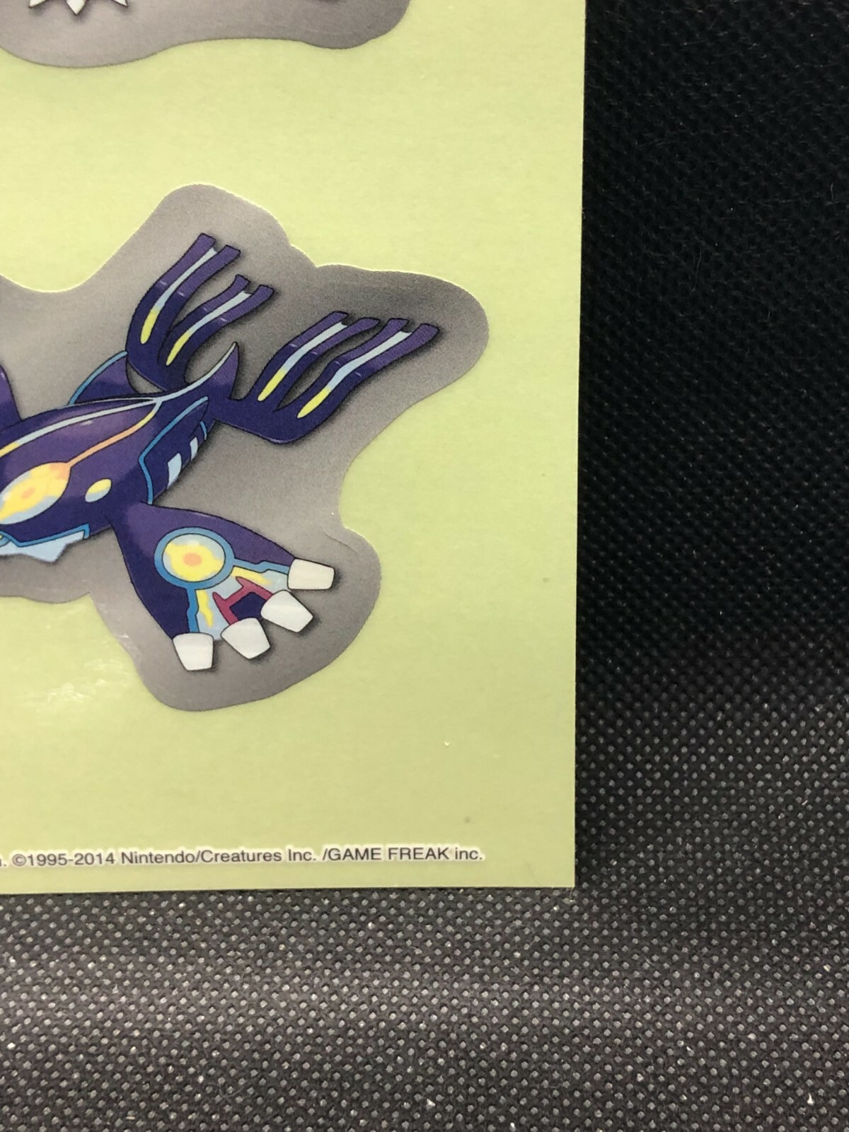 Groudon Kyogre Pokemon Pocket Monsters Ruby sapphire Sticker Very Rare ...