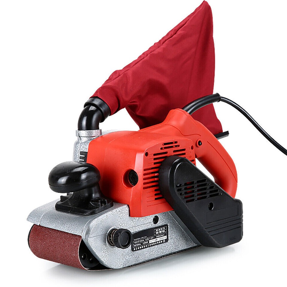 4" 1800w Aluminium Body Belt Sander Portable Sanding Polishing Machine ...