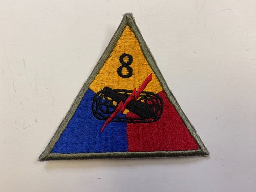 F0170 Repro WW2 US Army Armored Tank Battalion Triangle 8th IR44E | eBay