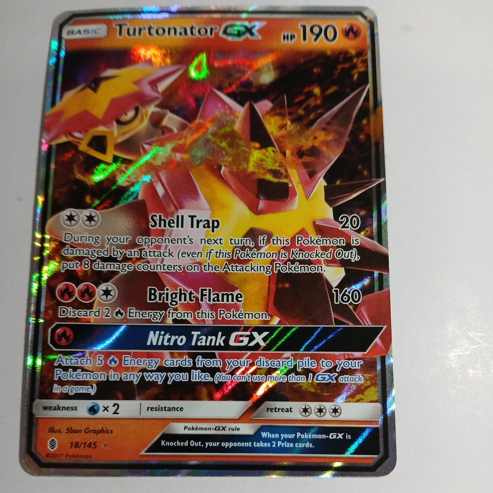 Turtonator GX 18/145 Ultra Rare Guardians Rising Pokémon Card | eBay