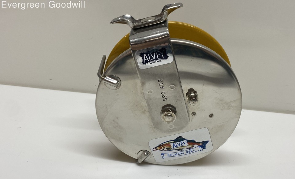 Australian Alvey Fibreglass Salmon Fishing Reel | eBay