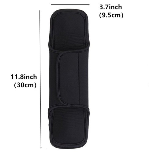 2 PCS Black Comfort Shoulder Strap Pads Long for Laptop Bag, Sport Bag ...