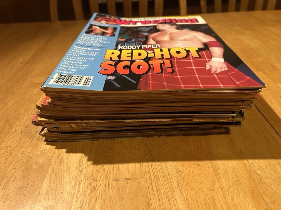 Lot Of 21 Vintage 1980’s-90’s Wrestling Magazines WWF NWA AWA | eBay