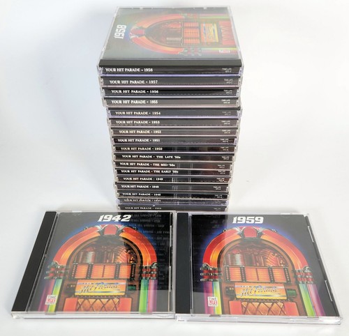Time Life Your Hit Parade CD Lot of 19 1940s 50s 1950-1959 Original ...