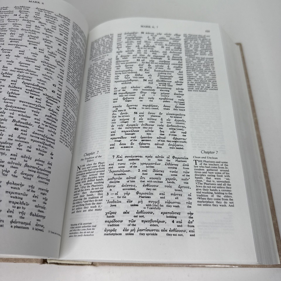 Interlinear NRSV-NIV Parallel New Testament in Greek and English ...