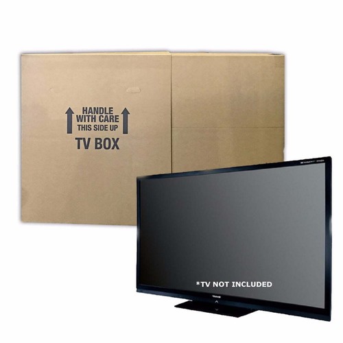 2 Pack Double Wall TV Moving Boxes Fit TVs up to 70-inch 72 x 6 x 42 w ...