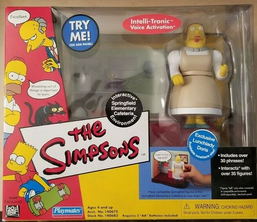 LUNCH LADY DORIS Figure Simpsons Springfield Elementary Cafeteria ...
