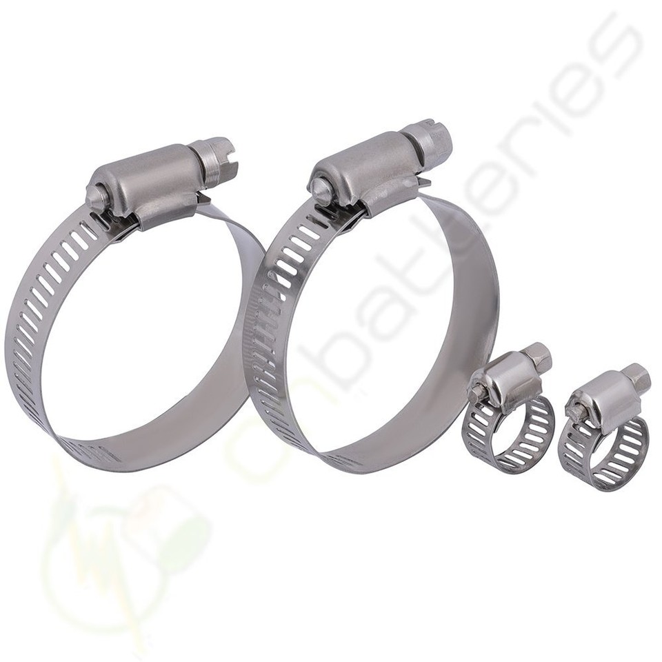 Radiator with 8-10mm 27-51mm Hose Oil Clamps Kits For 08-14 Dodge ...