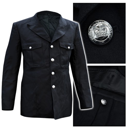 Metropolian Police Services British Dress Uniform Jacket Tunic Black ...