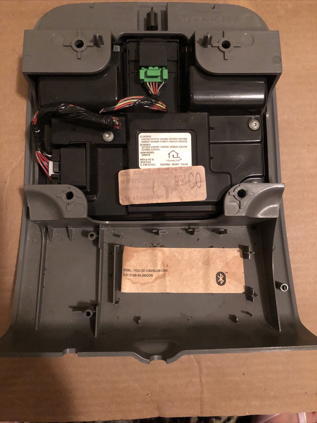 2004-2006 Acura MDX Overhead Console w/ Map Lights Sunroof & Homelink