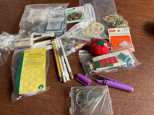 sewing notions, vintage, needles, pins, thimbles, point turner, etc | eBay