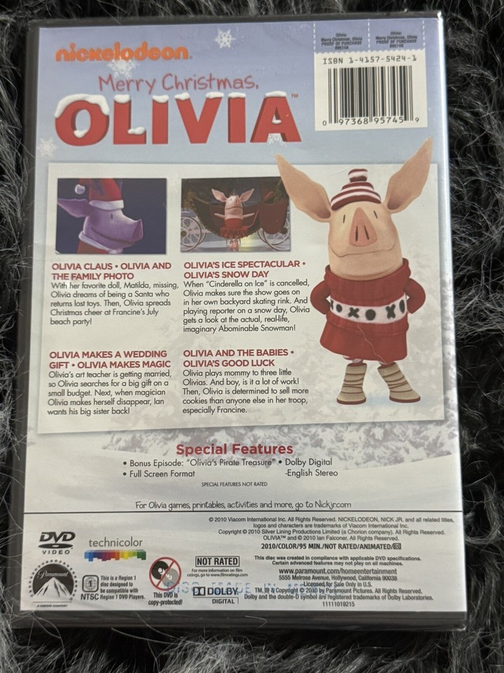 New/Sealed! Merry Christmas, Olivia DVD 2010 Nickelodeon 97368957459| eBay