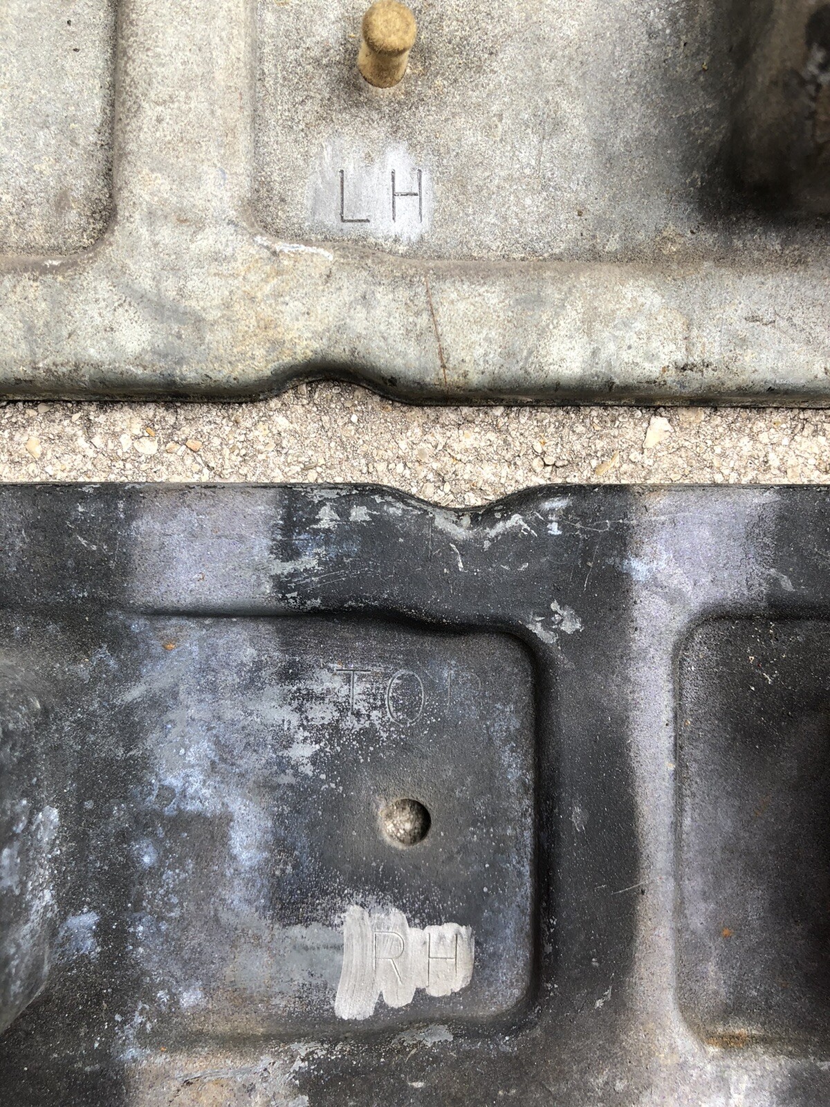 67-68 Camaro Tail Light Housing Backing Plates...LH & RH...Sold As A ...