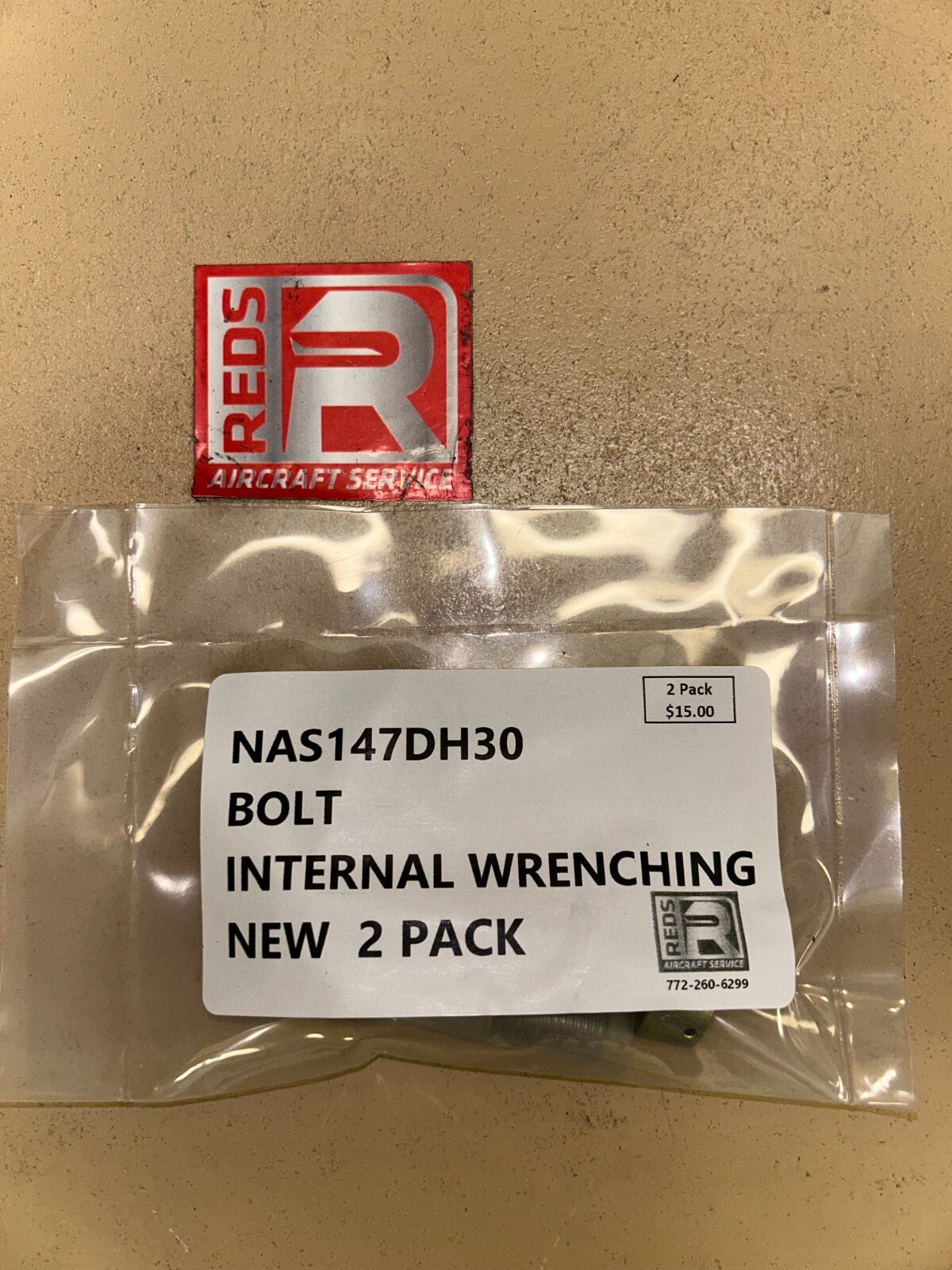 NAS147DH30 Internal Wrenching Bolt (2 Pack) | eBay
