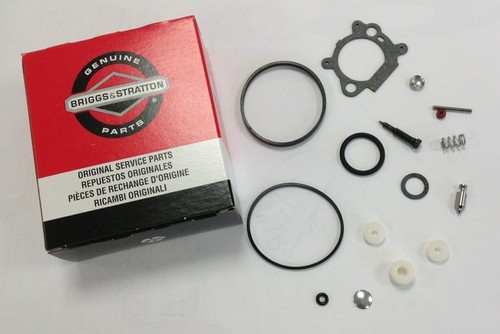 GENUINE BRIGGS AND STRATTON CARBURETTOR OVERHAUL KIT 498260 498261 NEW ...