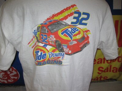 TIDE RACING Downy #32 Car Ricky Craven vintage T Shirt Men's XL NASCAR ...
