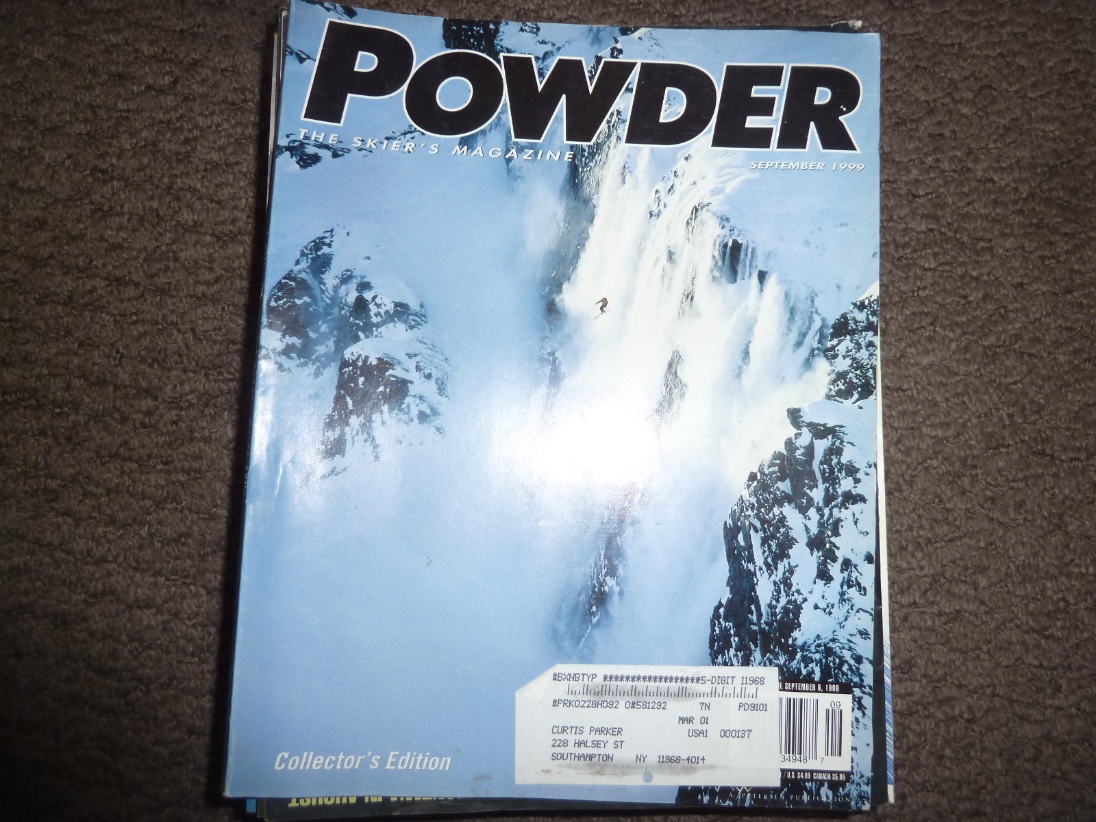 VINTAGE 1999 Powder SKI MAGAZINE September collector's edition | eBay