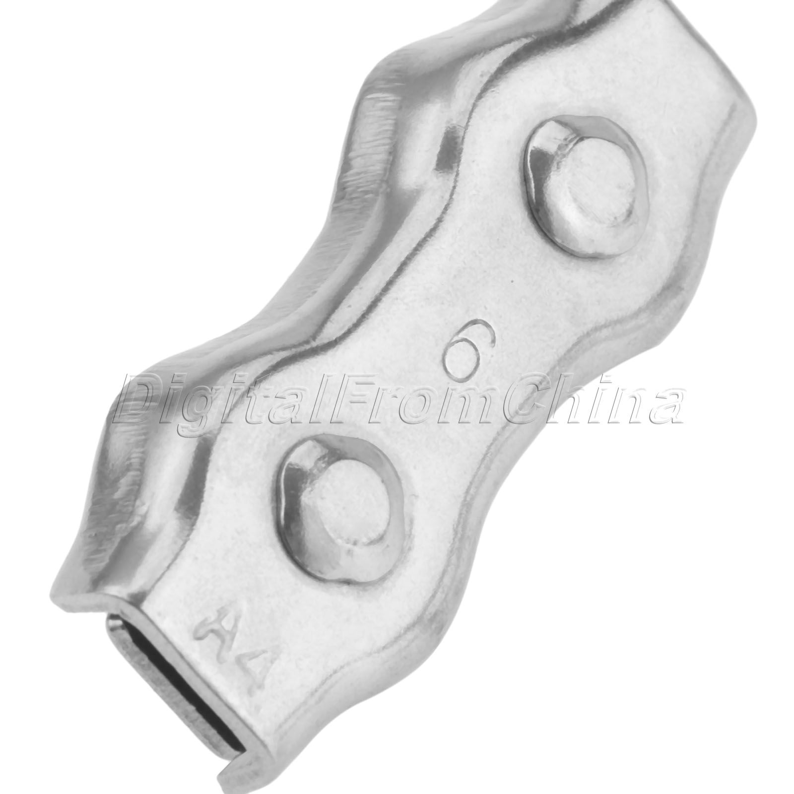 Portable M2-M10 Duplex Clips 316 SS Wire Cable Rope Grips Clamps ...