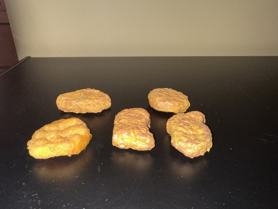 Faux Fake Food Chicken Nuggets Appetizer Grill Display Stage Movie Prop ...