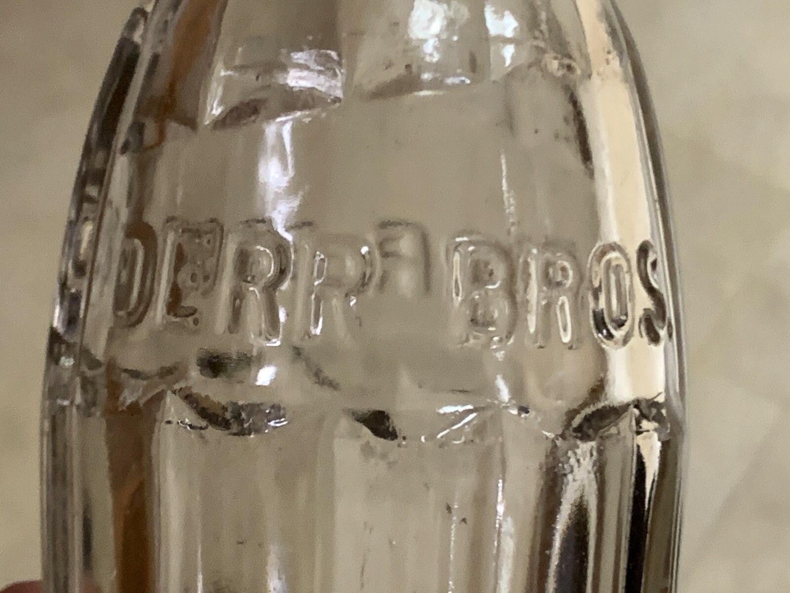 Vintage Derr Brothers Soda Bottle 7 oz. Boonville Bottling Works ...