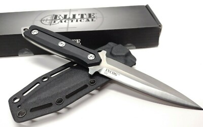 Full Tang Fixed Blade Knife Horizontal Vertical Concealed Carry D2 ...