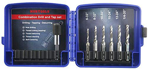 Drill Tap Hss Combination Drill And Tap Set With 1/4 Inch Quick Change ...