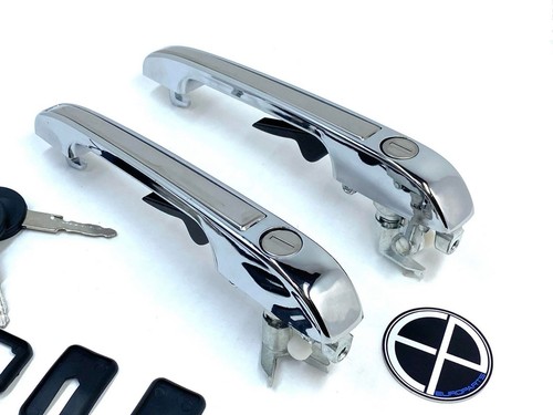 VW Mk1 Rabbit Cabriolet Jetta Golf Mk2 CROME Door Handles Left & Right ...