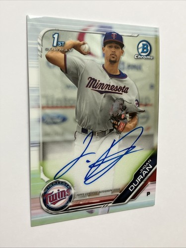JHOAN DURAN 1st On Card Autograph 2019 Bowman Chrome Auto Phillies ...