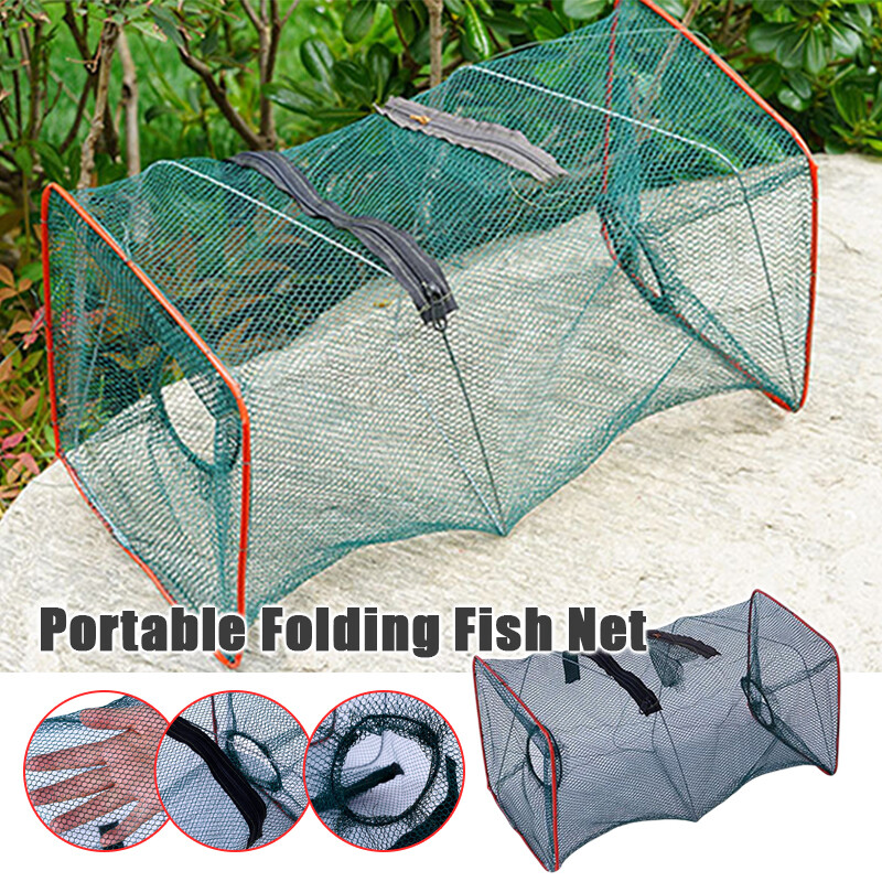 Collapsible Fishing Cage Folding Fishing Net Trap For Crab, Shrimp ...